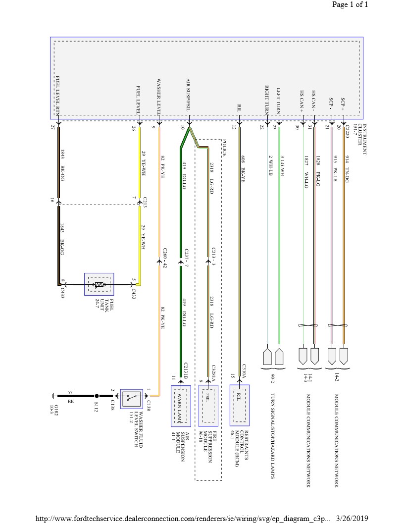 Ford Crown Victoria 2006-2010 wiring diagrams